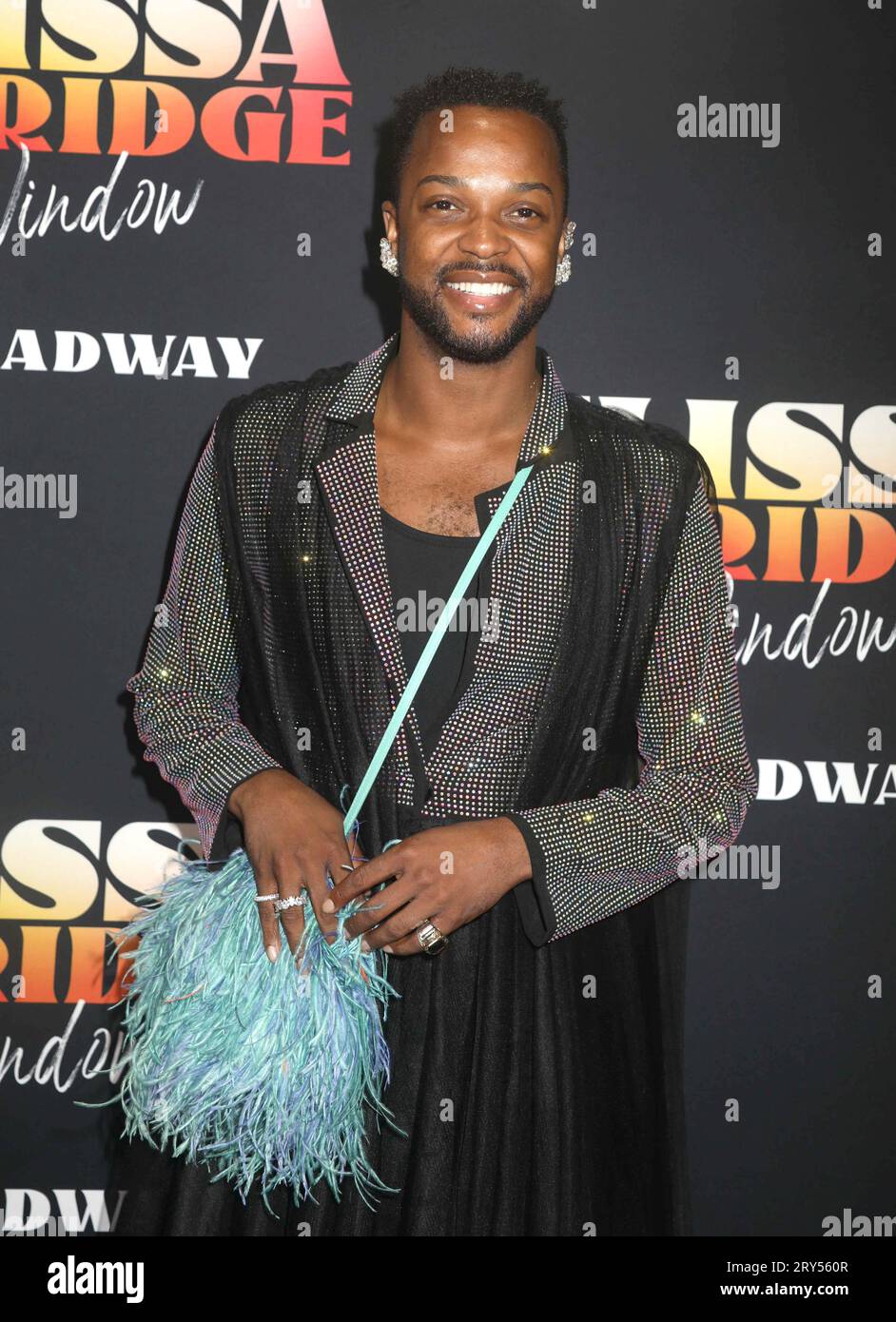 September 28, 2023, New York, New York, USA: Actor/singer J. HARRISON ...