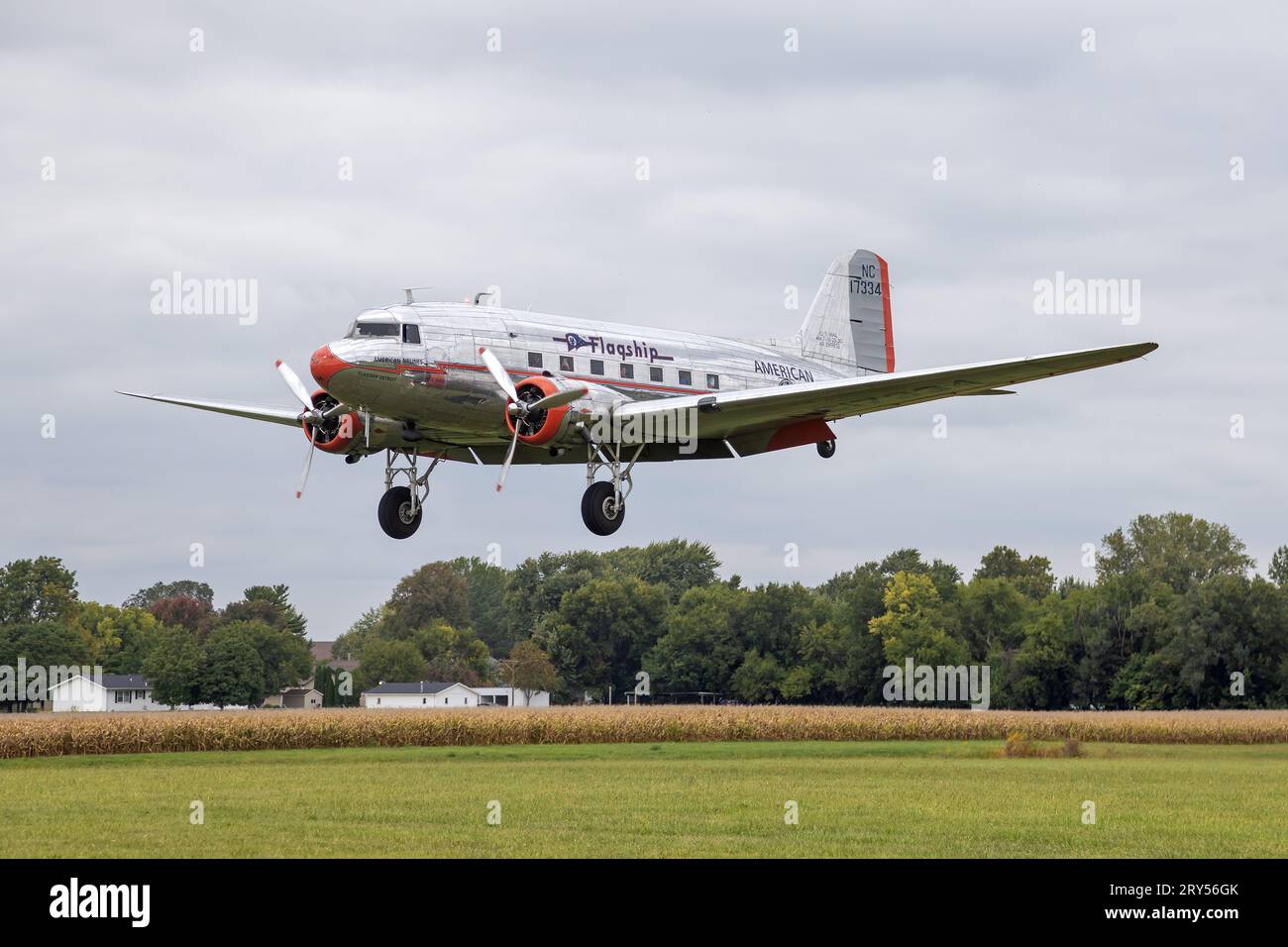 The Flagship Detroit a restored 1937 Douglas DC-3 aircraft visited ...