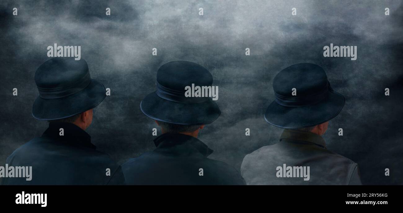 Background three men stand hi-res stock photography and images - Alamy