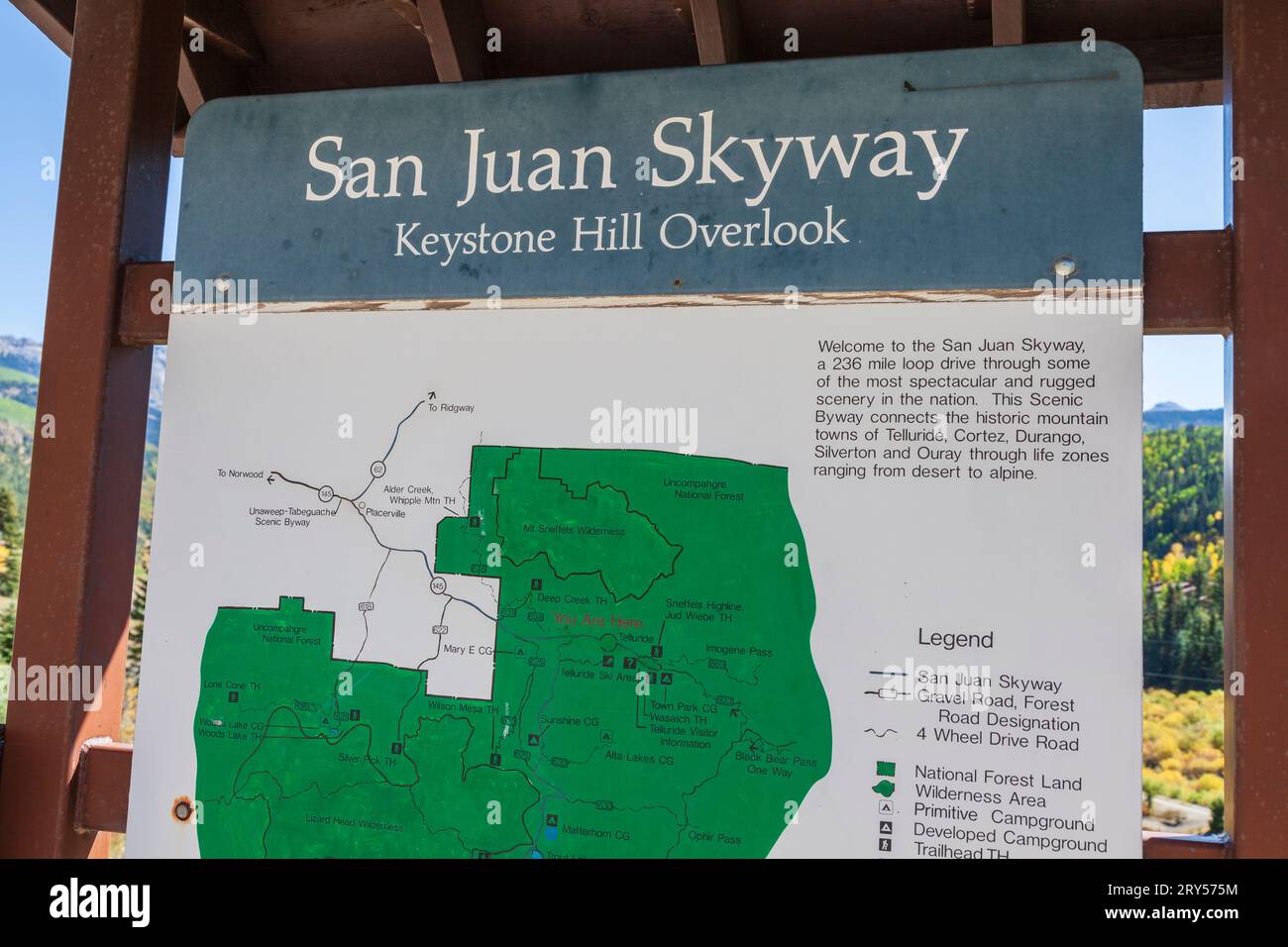 Beautiful loop of colorado highways hi-res stock photography and images ...