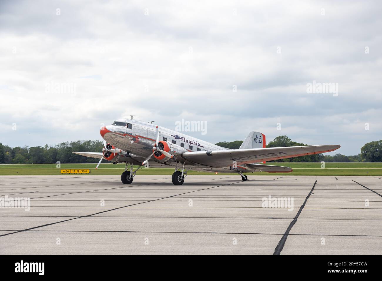 The Flagship Detroit a restored 1937 Douglas DC-3 aircraft visited ...