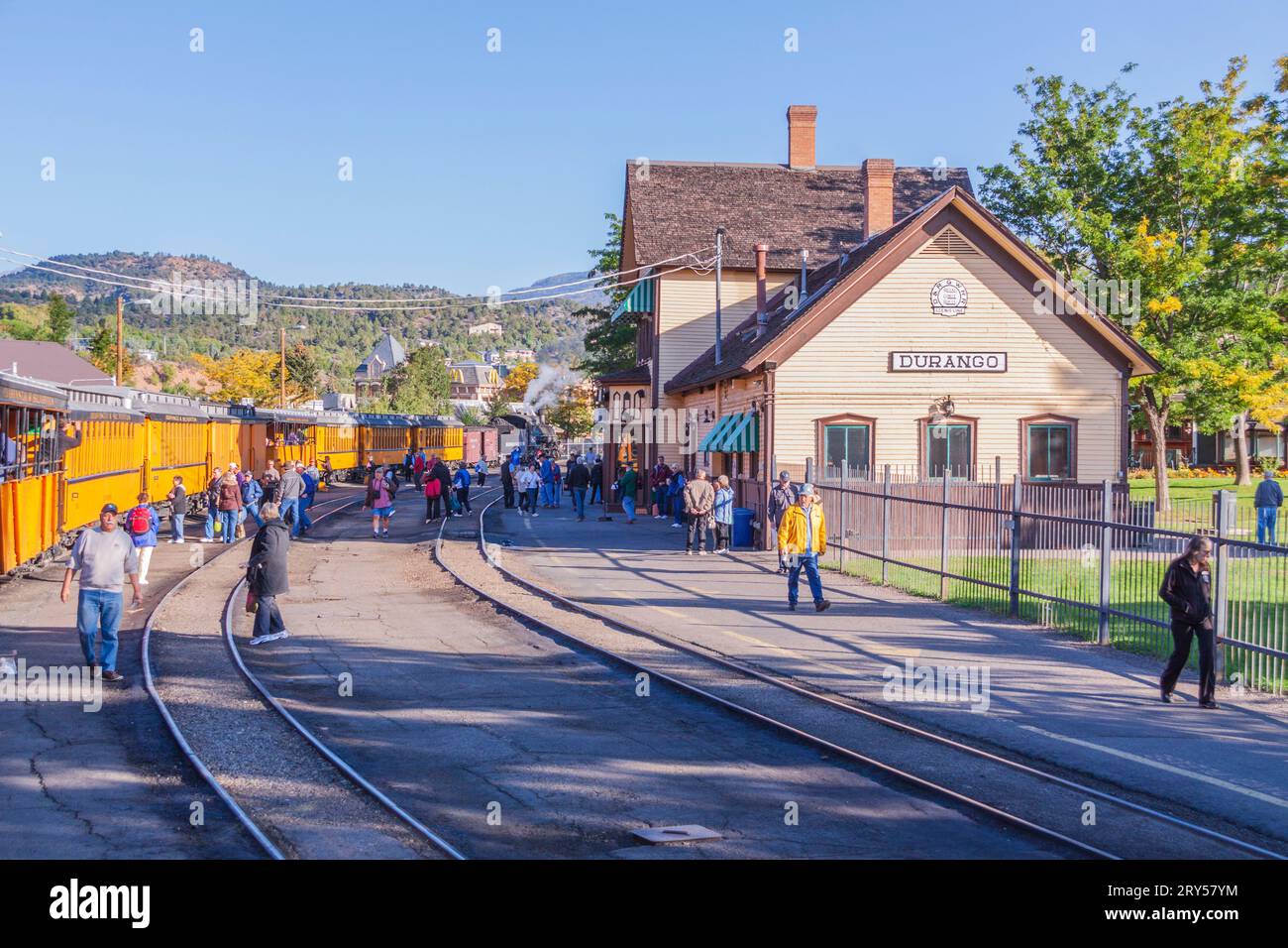 Durango Train Depot for the Durango and Silverton Narrow Gauge Railroad ...