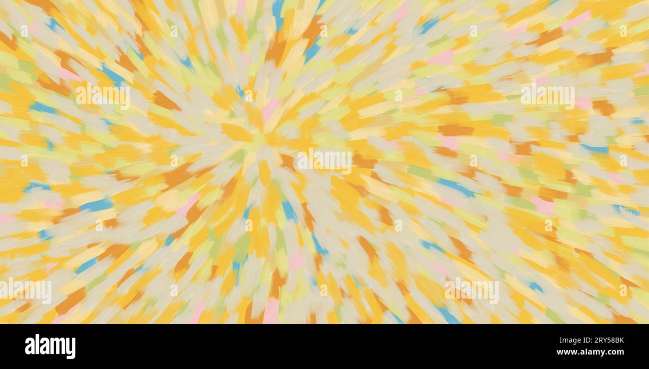 Vibrant oil painting abstract background in yellow tone, colorful and ...