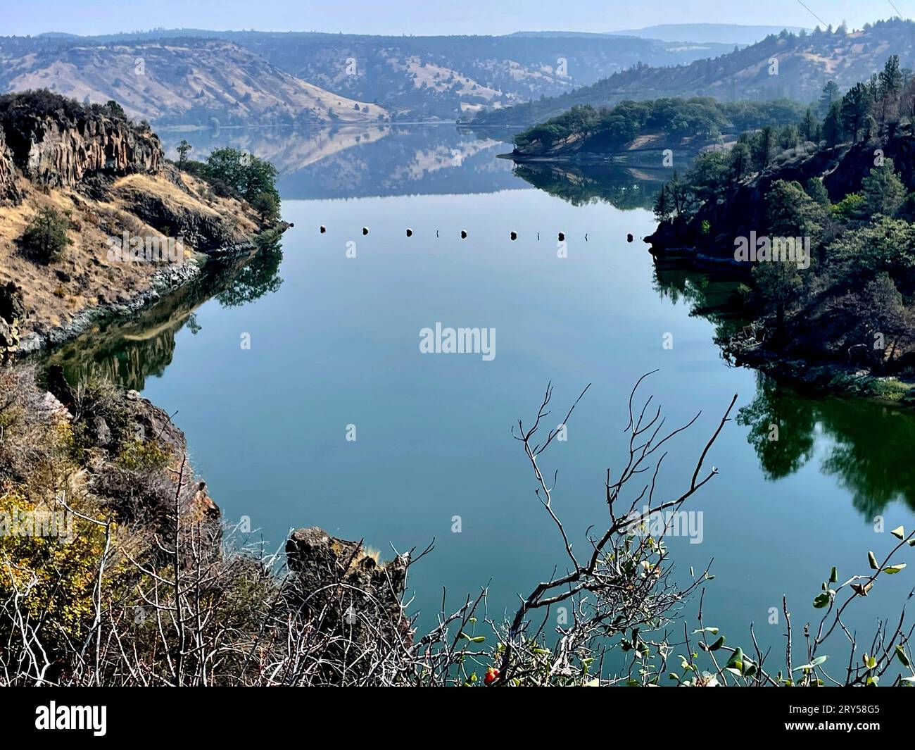 The Copco 1 Dam reservoir in Hornbook, Calif. is seen on Sunday, Sept ...