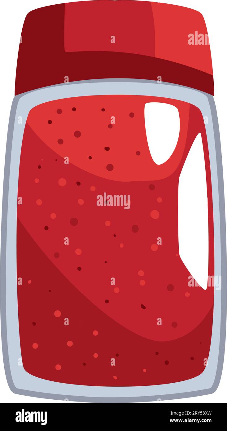 chili pepper powder condiment Stock Vector Image & Art - Alamy