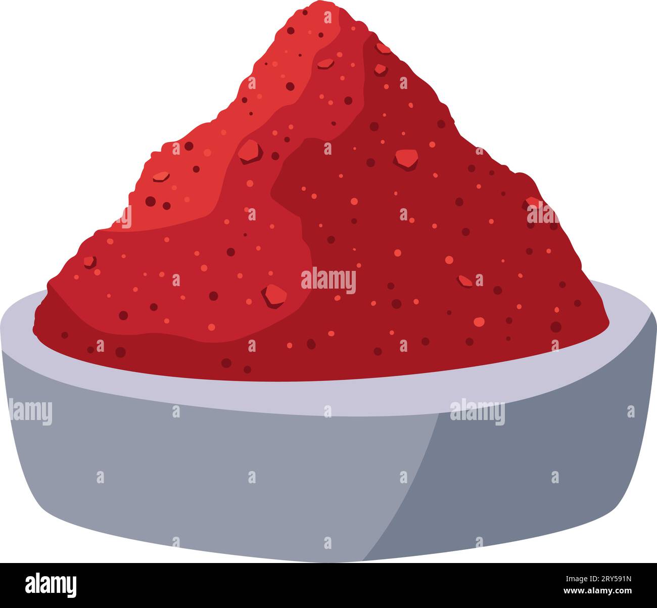 chili pepper powder ingredient Stock Vector Image & Art - Alamy