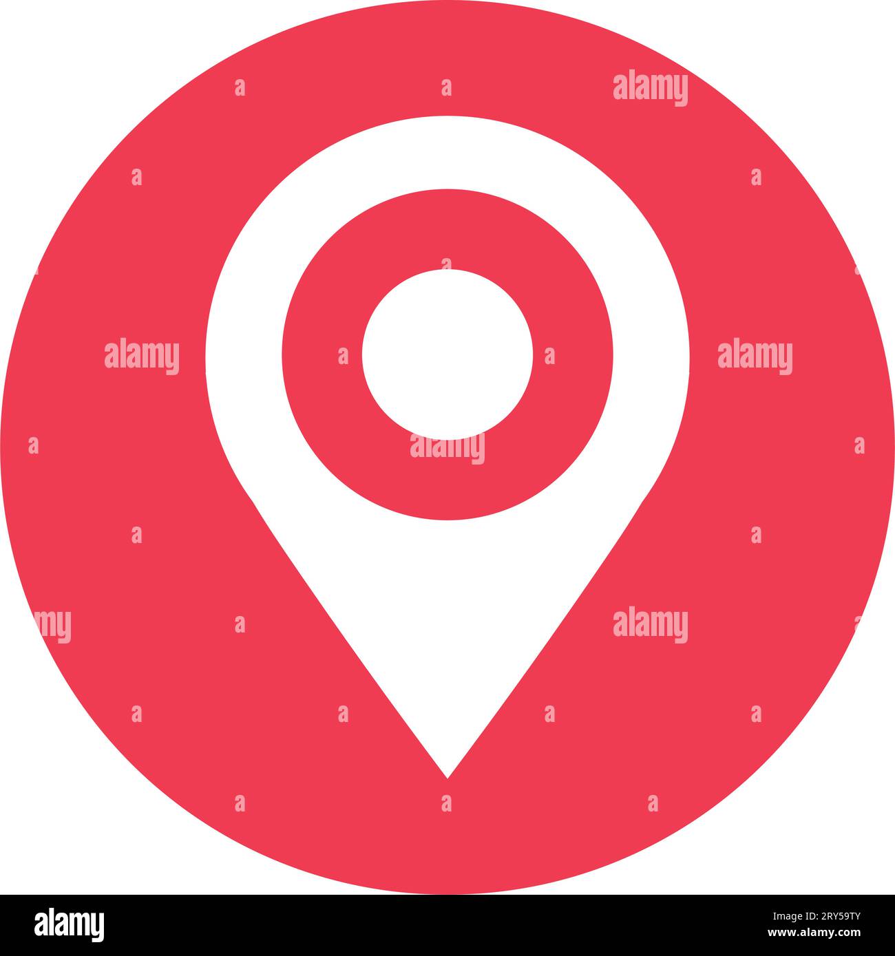 pin icon location travel Stock Vector Image & Art - Alamy