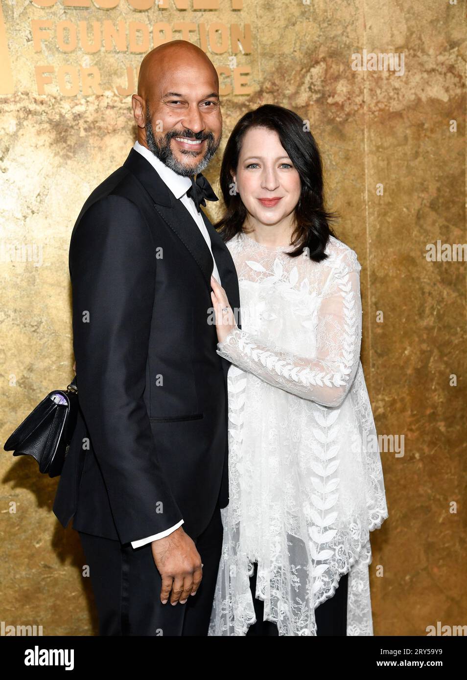 Keegan-Michael Key, left, and Elisa Key attend The Albies hosted by the ...