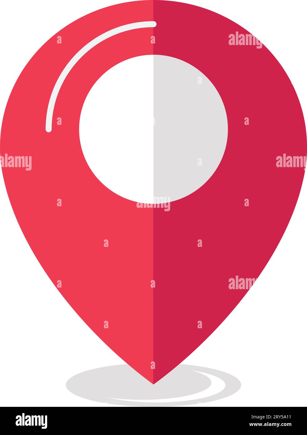 pin icon location label Stock Vector Image & Art - Alamy