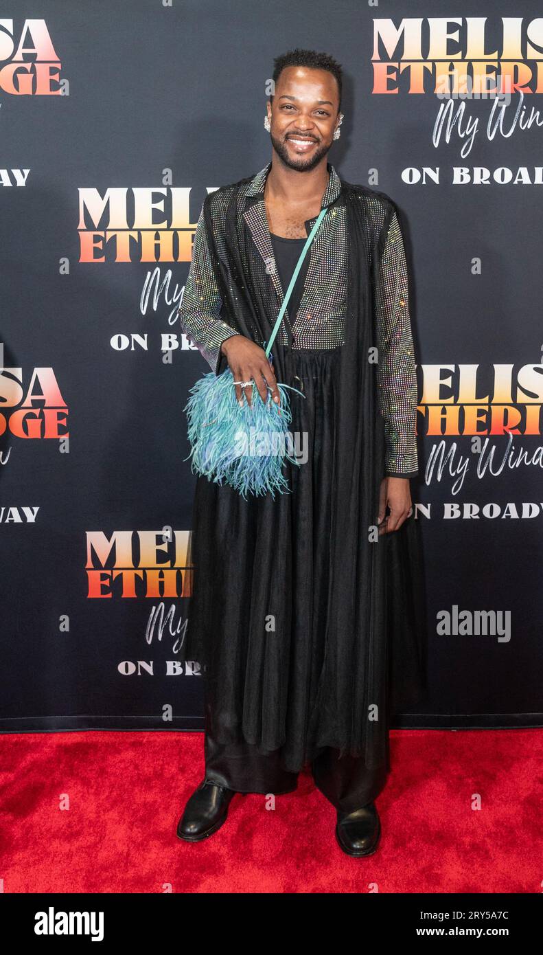 J. Harrison Ghee attends Broadway Opening Night of Melissa Etheridge ...