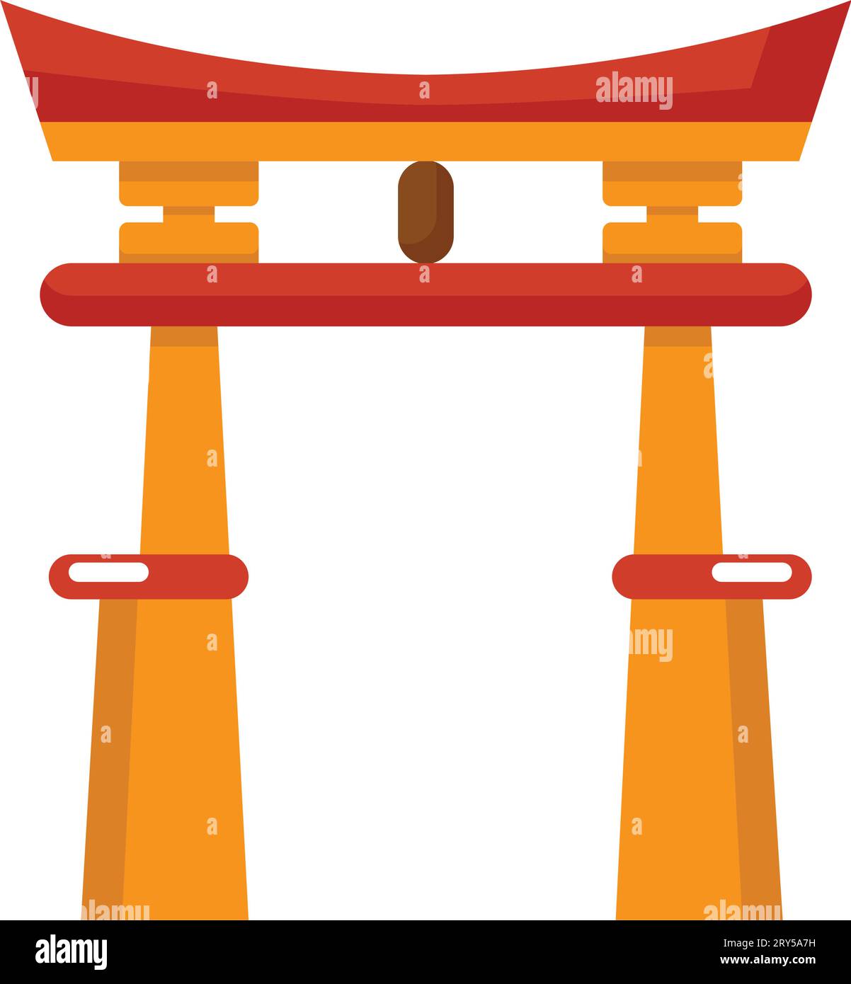 torii gate icon isolated Stock Vector Image & Art - Alamy