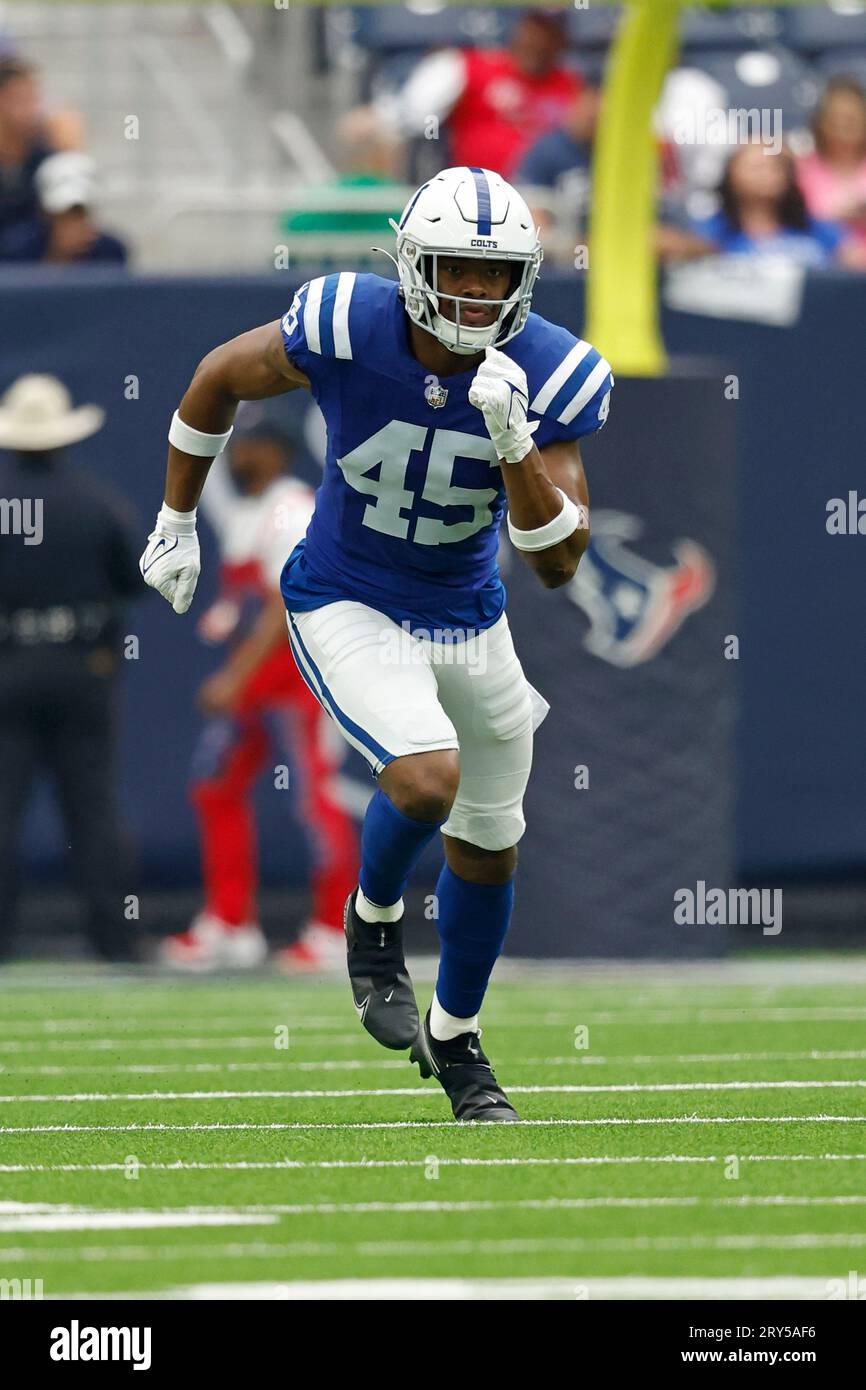 Indianapolis Colts linebacker E.J. Speed (45) during an NFL football ...