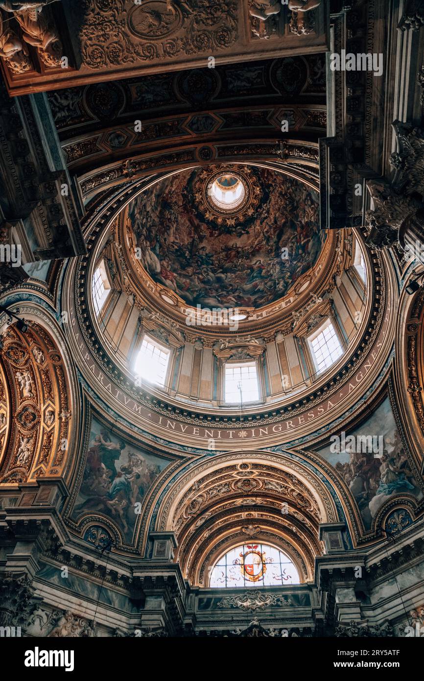 inside of a church in Italy Stock Photo - Alamy