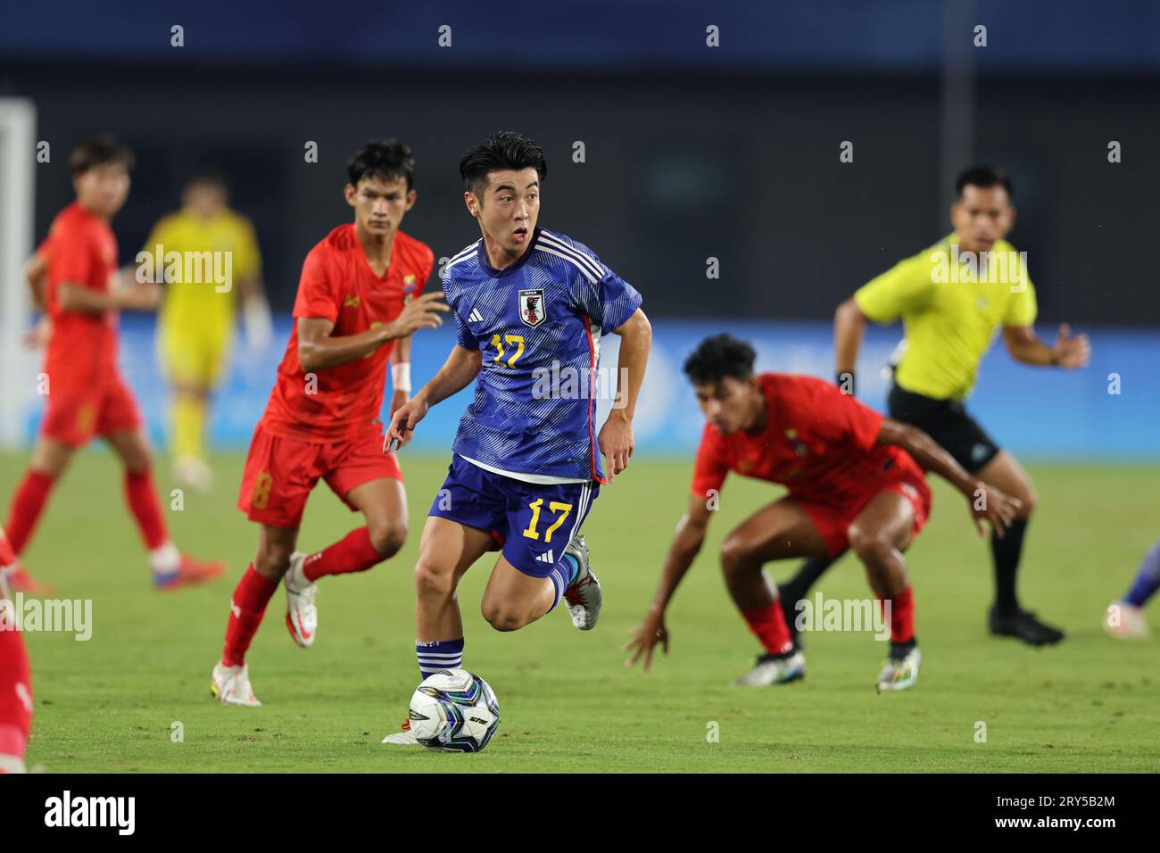 Hangzhou, China. 28th Sep, 2023. HINO Shota Hino (JPN) Football/Soccer ...