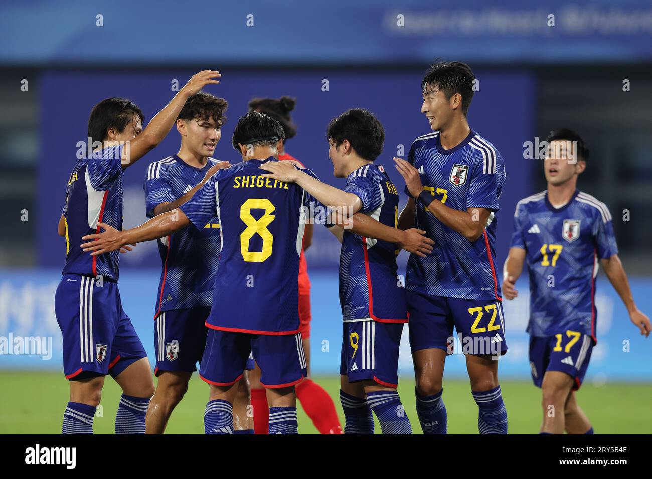 Hangzhou, China. 28th Sep, 2023. Shun Ayukawa (JPN), Japan team group ...