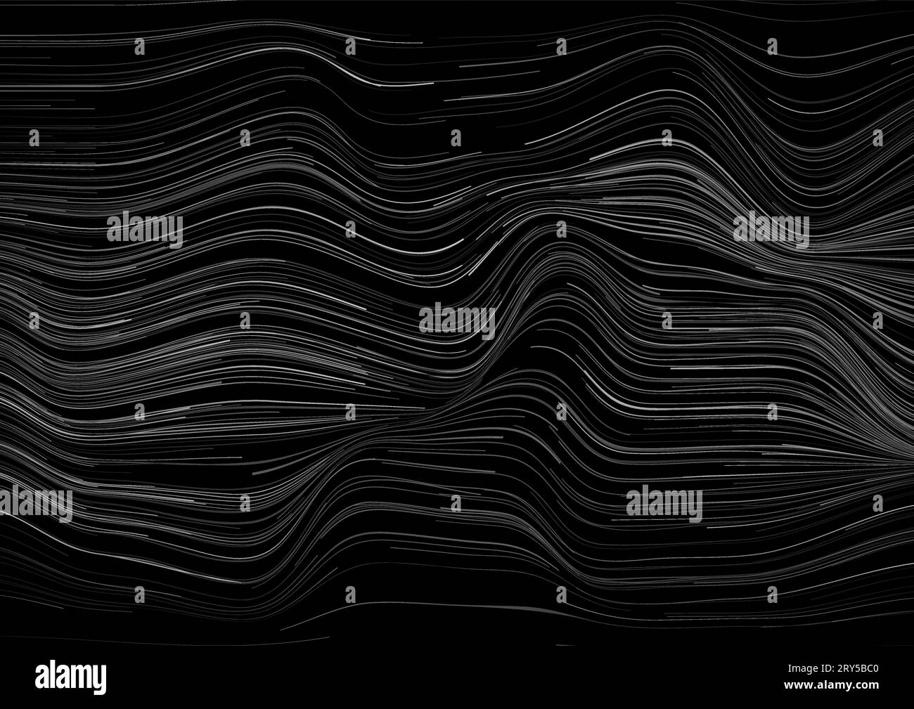 Dark tech futuristic background with abstract grey curved lines. Vector illustration Stock ...