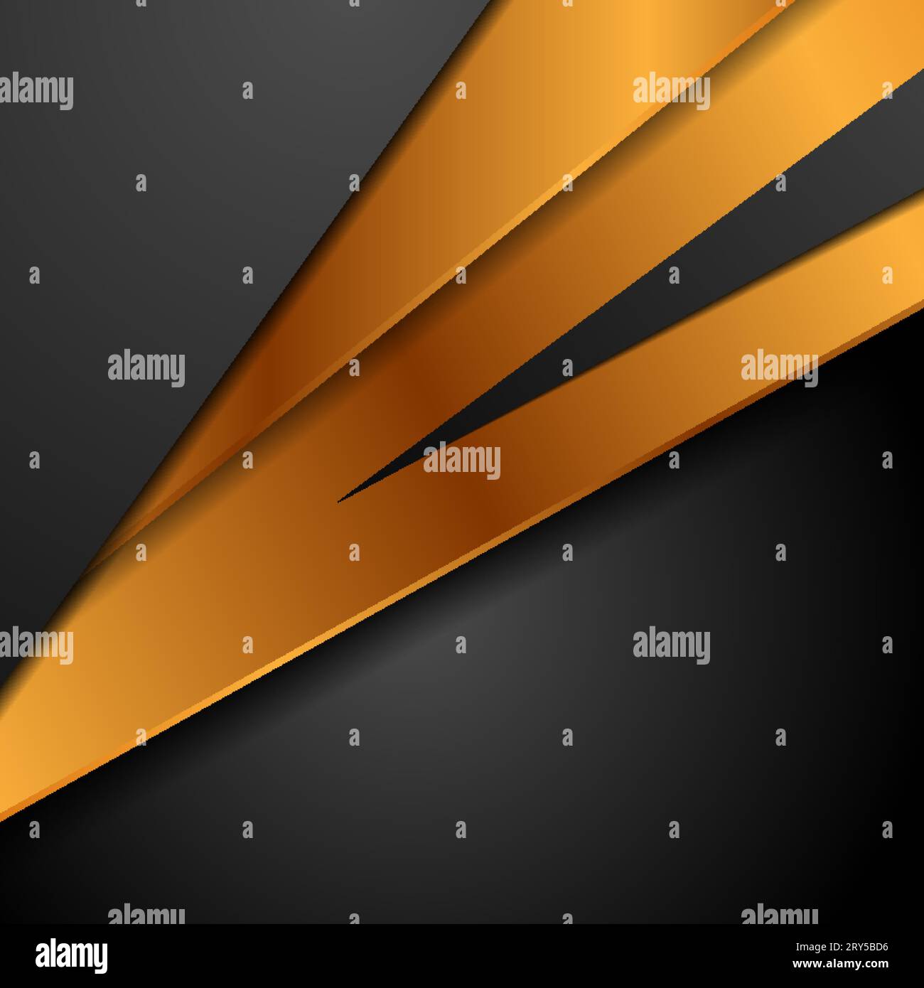 Abstract corporate black and bronze concept art background. Vector ...