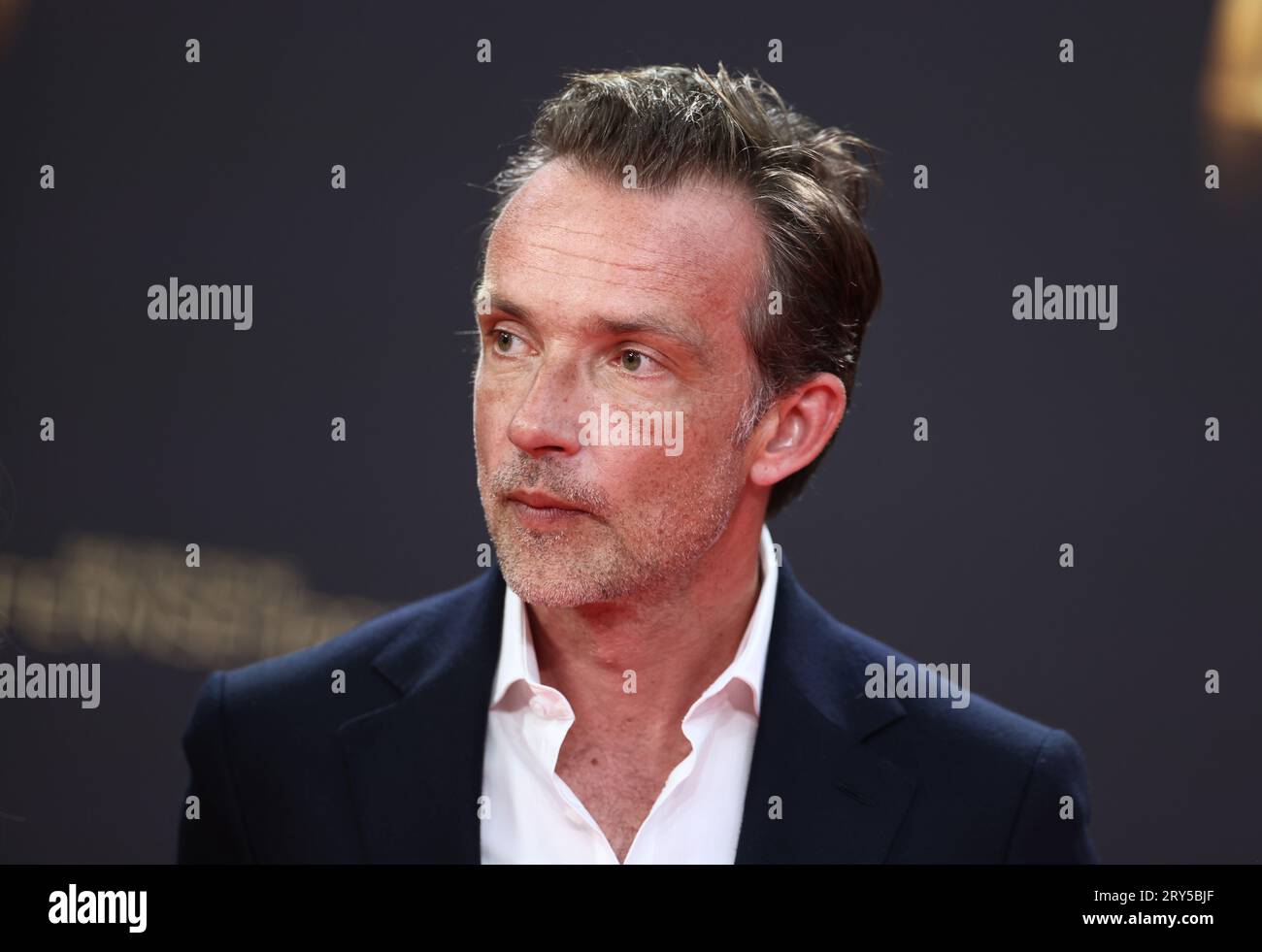 Cologne, Germany. 28th Sep, 2023. Actor Lucas Gregorowicz comes to the ...