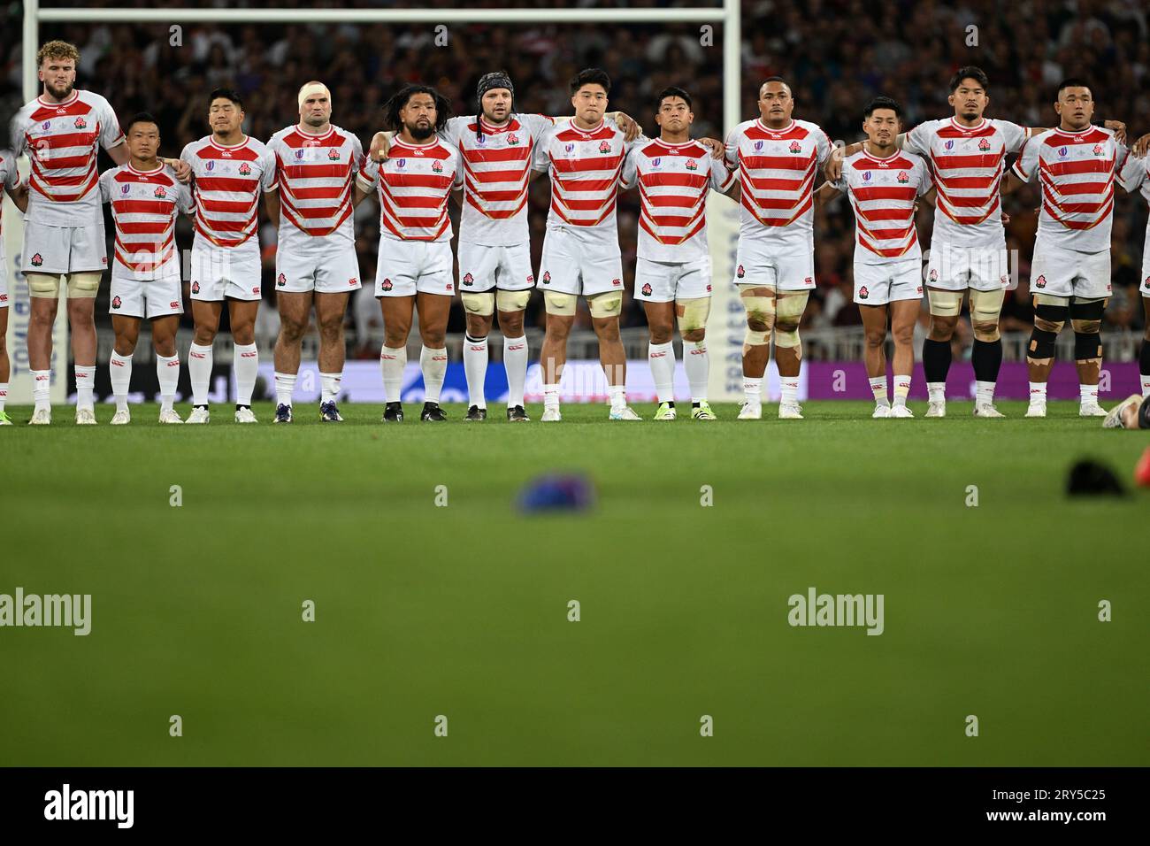 Toulouse, France. Credit: MATSUO. 28th Sep, 2023. Japan team group (JPN) Rugby : 2023 Rugby ...