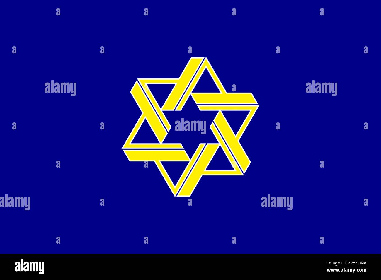 Flag of the village of Makkari Stock Photo - Alamy