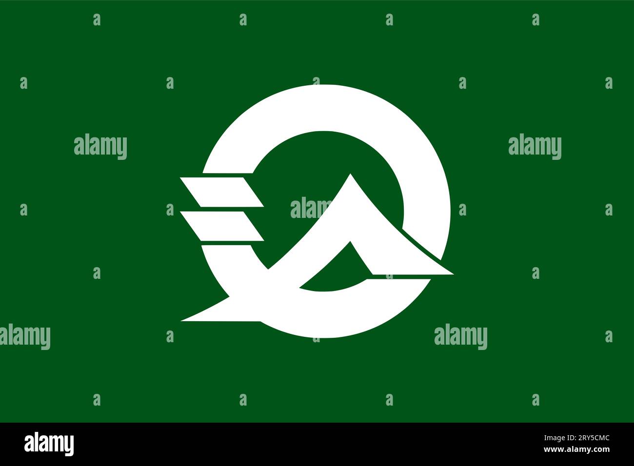 Flag of the town of Niseko Stock Photo - Alamy