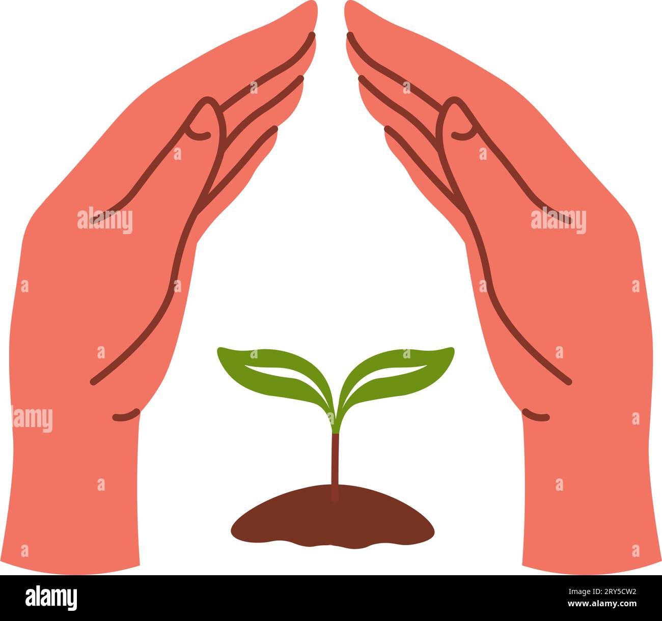 Ecology protection and ecological awareness vector Stock Vector Image ...