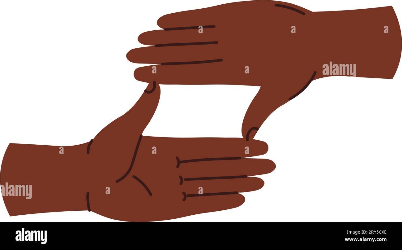 Gesture of hands making square shape, vectors Stock Vector Image & Art ...