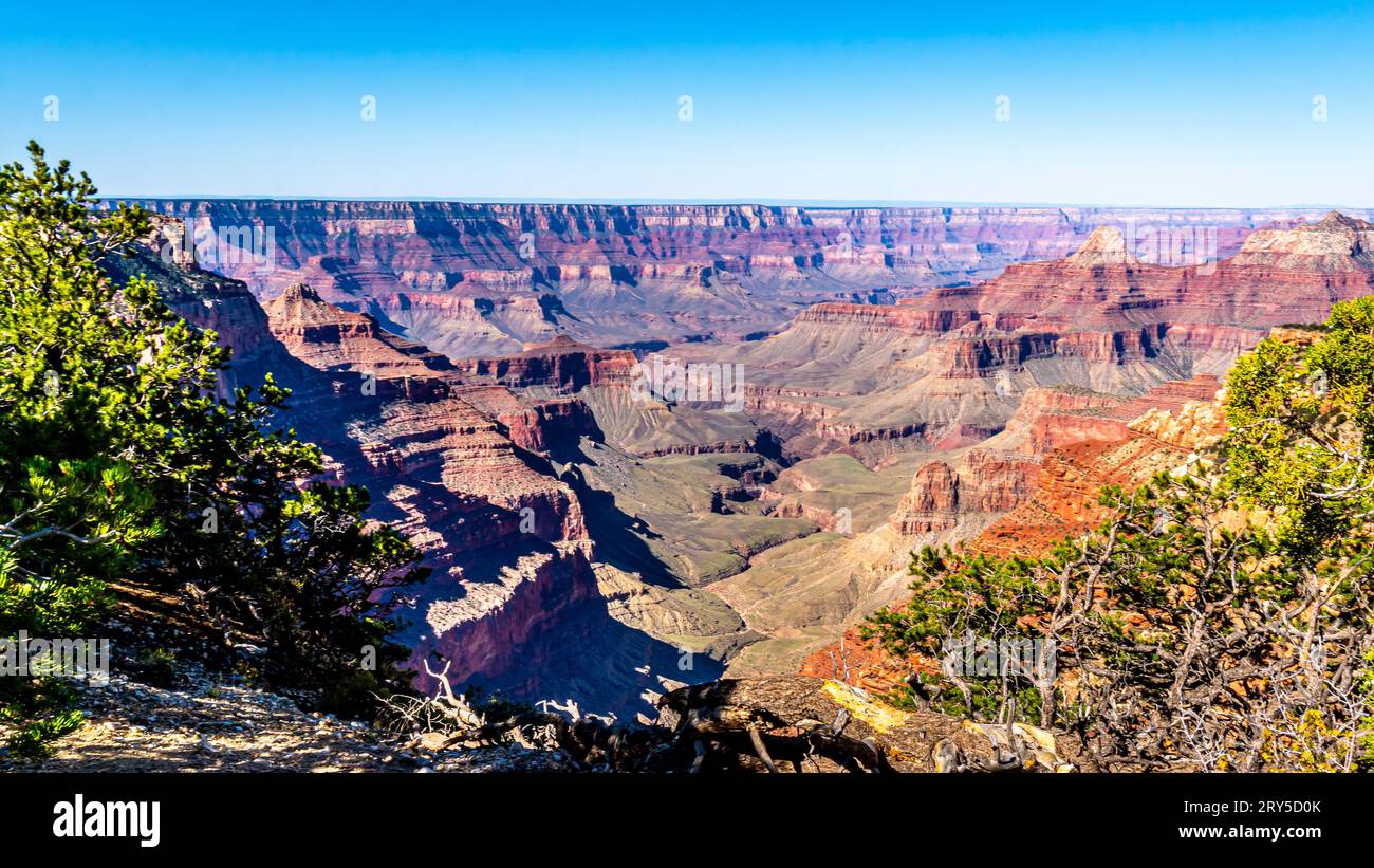 View of a deep canyon at Cape Royal on the North Rim of the Grand ...