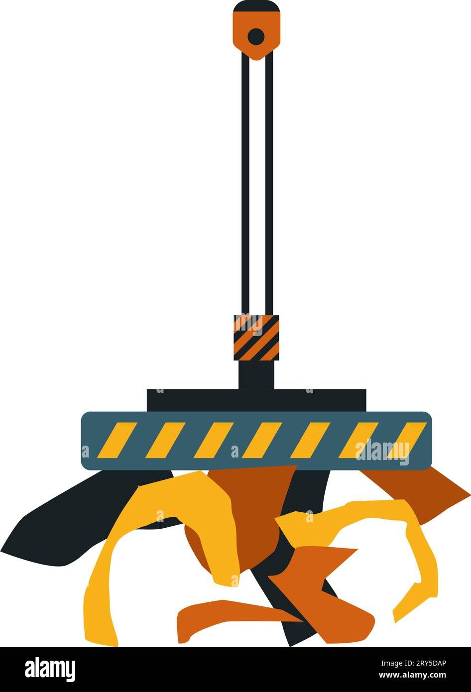 Metallurgy factory machinery for engineers vector Stock Vector Image ...