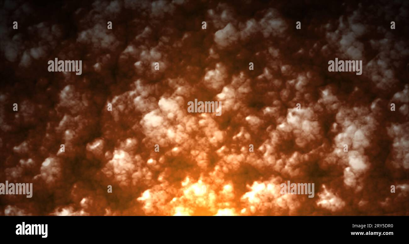 Abstract orange glowing smoke from campfire background Stock Photo - Alamy