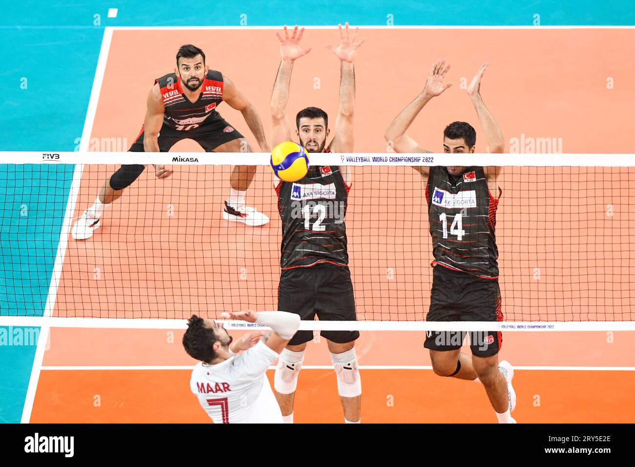 Adis Lagumdzija, Faik Samet Gunes (Turkey). Volleyball World ...