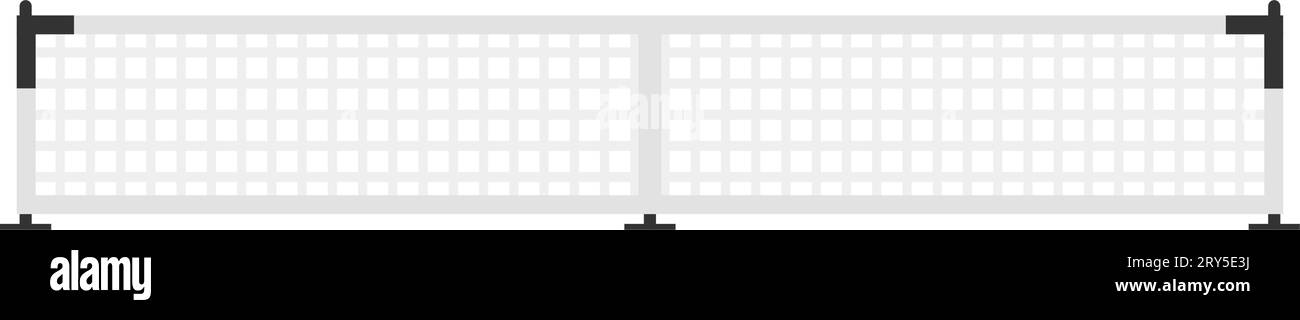 Badminton net, sports and recreation sportive fun Stock Vector Image ...