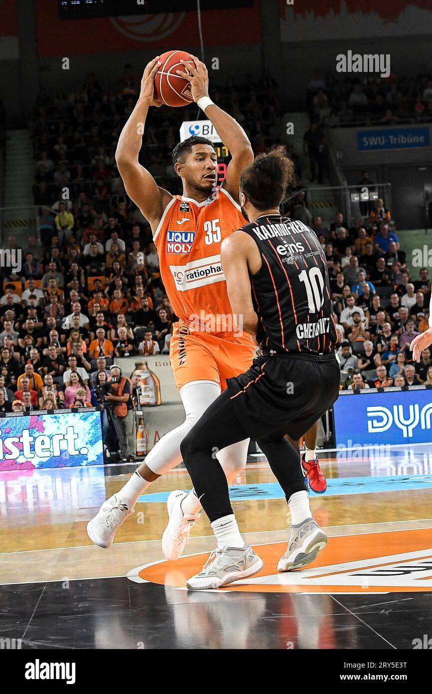 27.09.2023, ratiopharm arena, Neu-Ulm, GER, BBL, ratiopharm Ulm vs ...