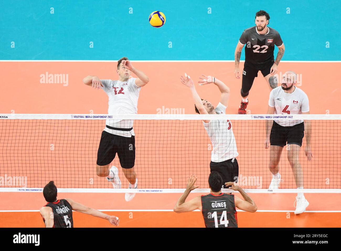 Derek Epp (Canada). Volleyball World Championship 2022 Stock Photo - Alamy