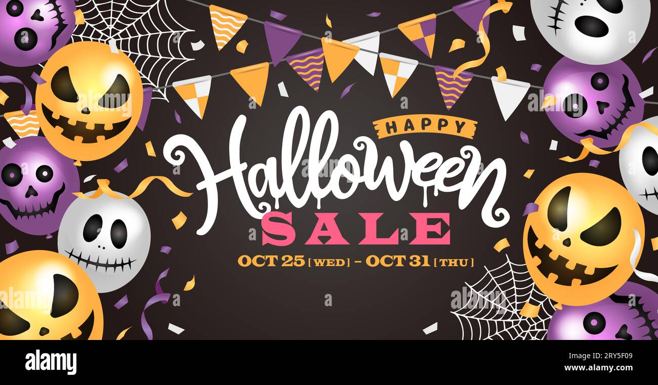 Banner halloween Stock Vector Images - Alamy