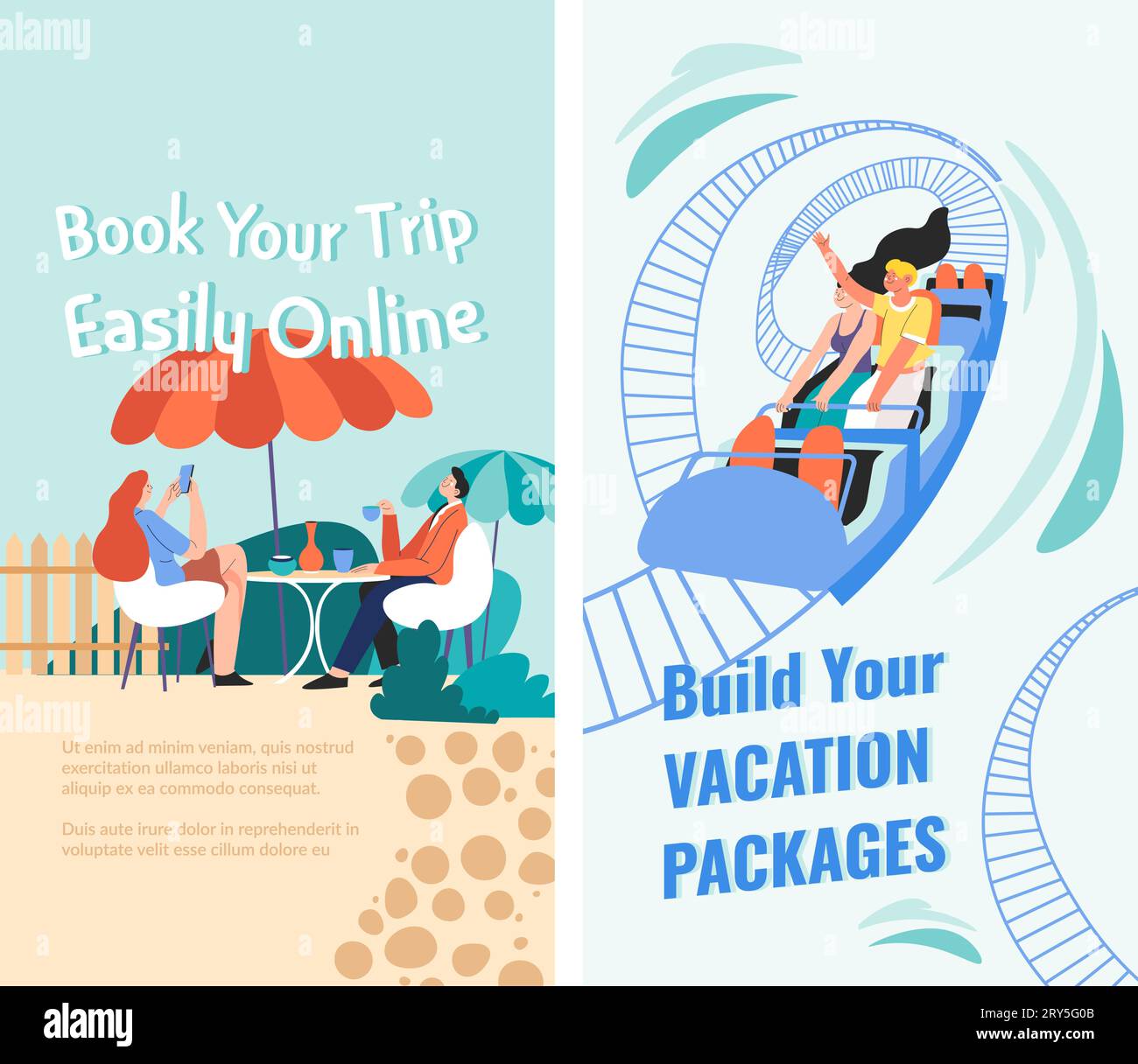 Holiday vacation customer Stock Vector Images - Alamy