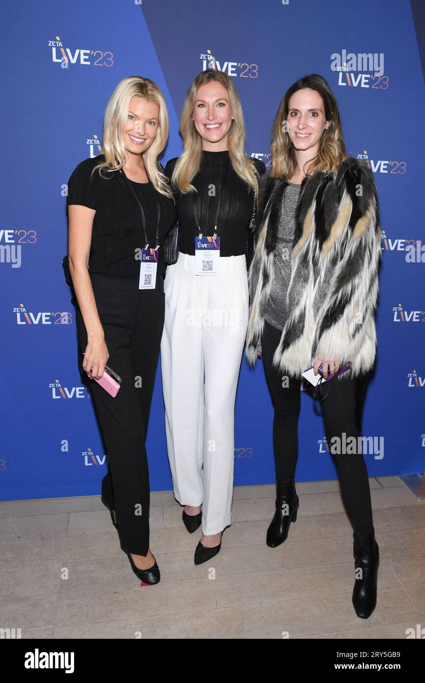 New York, USA. 28th Sep, 2023. Kristen Steinberg and Lauren Weigand ...