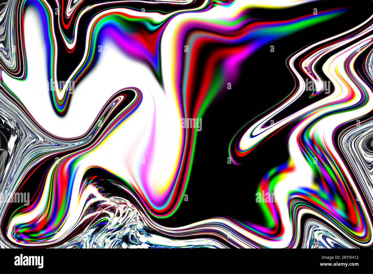 elegant fluid color background vibrant black and white abstract liquid ...