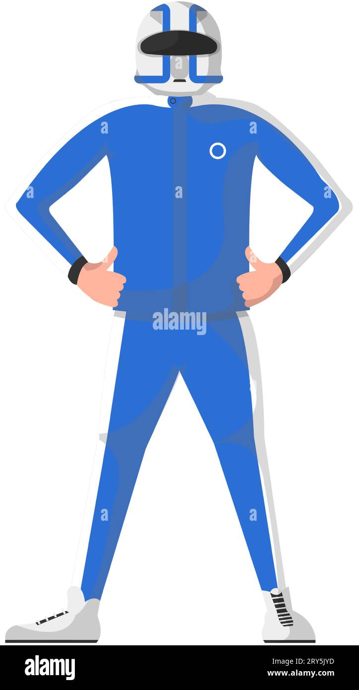 Man in motor racing Stock Vector Images - Alamy