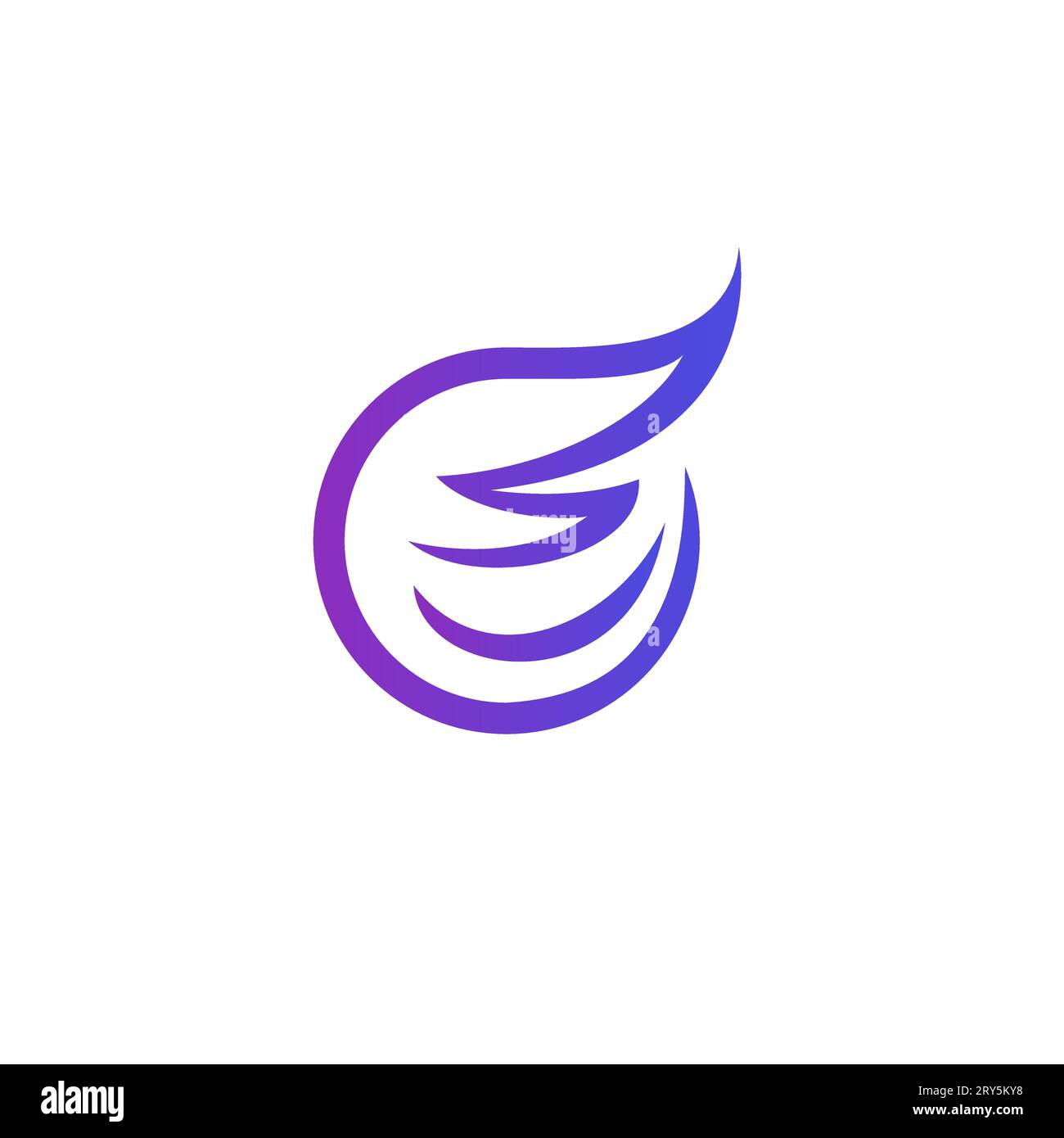 Wings abstract bird Cut Out Stock Images & Pictures - Alamy