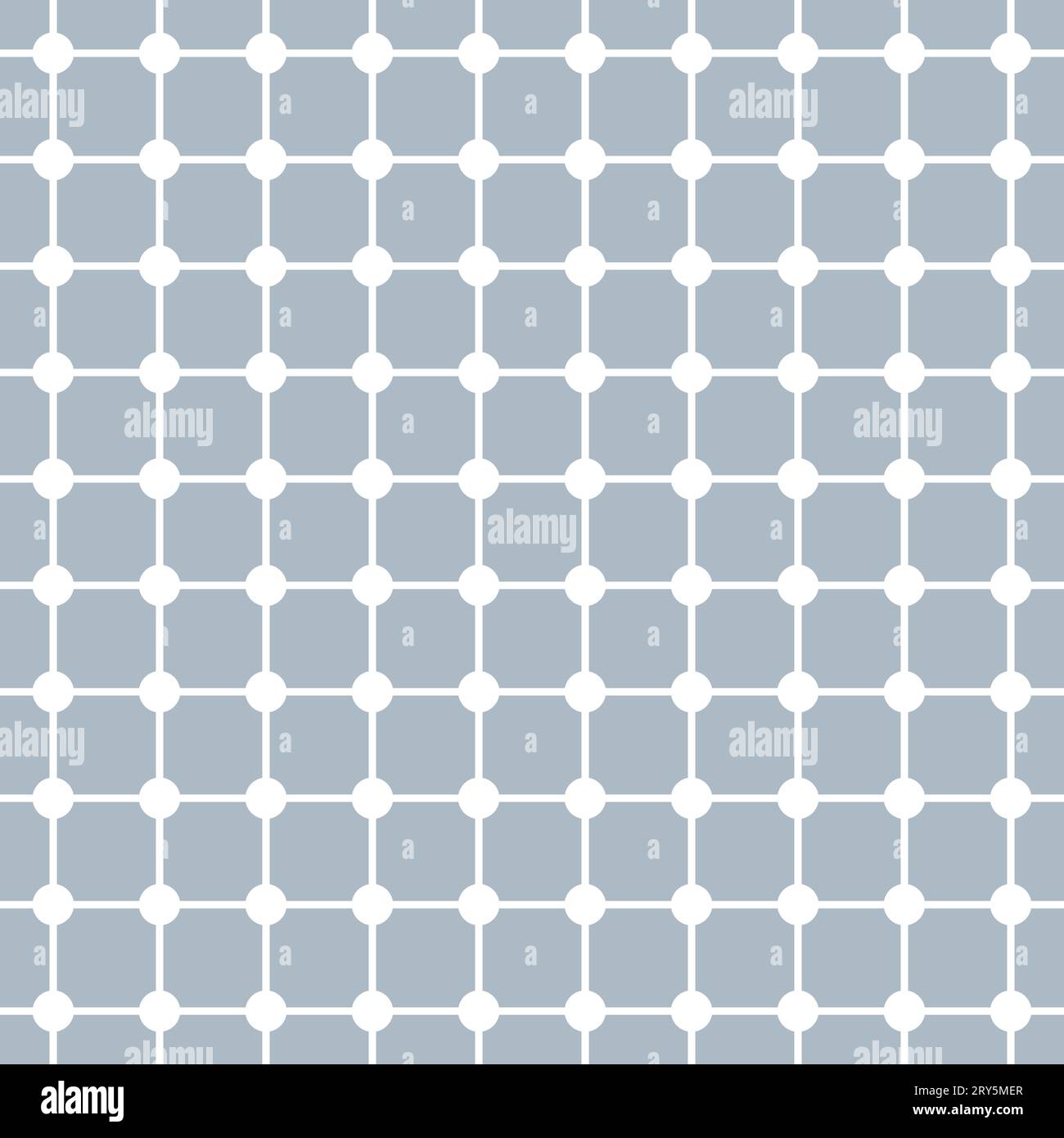 Grid wall ceramic tiled seamless pattern. Mesh chequerwise square ...