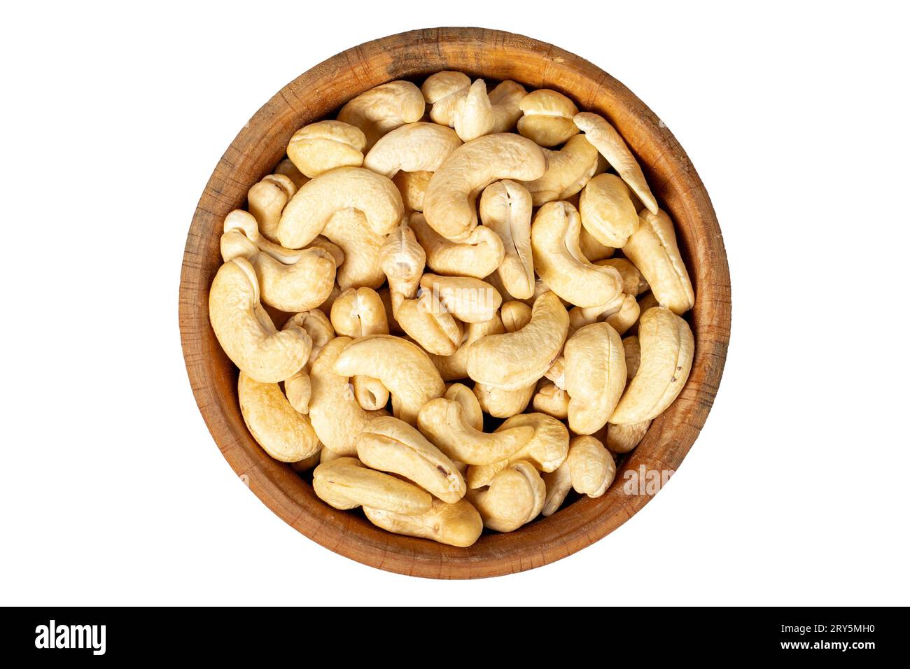 Cashew nut on wooden Cut Out Stock Images & Pictures - Alamy