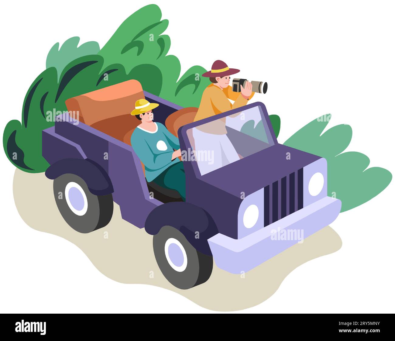 Jungle Jeep Clipart Jeep Safari Clipart Etsy UK