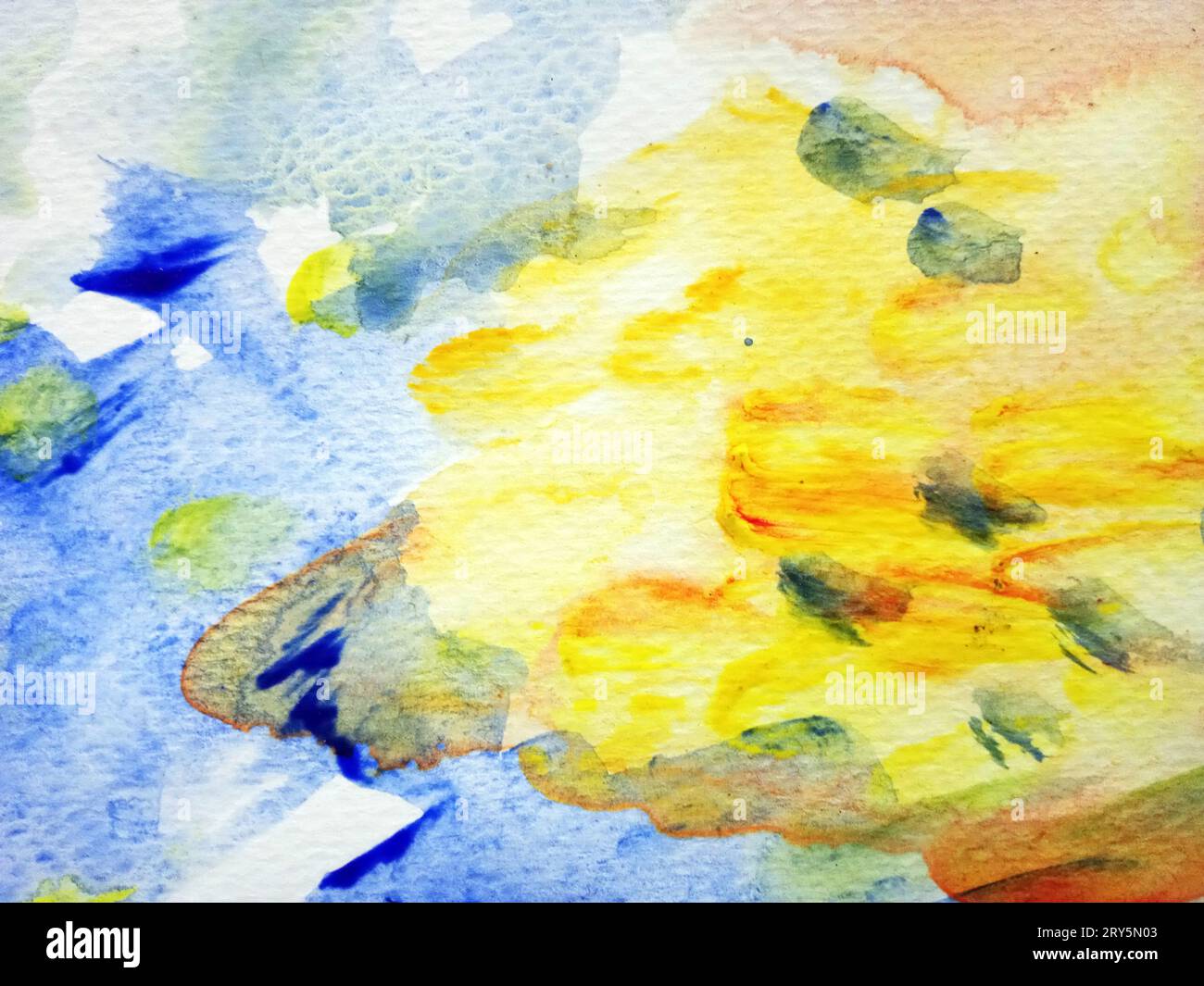 art colorful abstract watercolor painting background for design Stock ...
