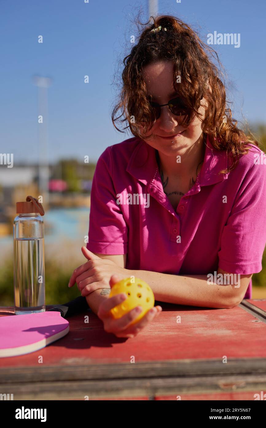 Person pickleball hi-res stock photography and images - Alamy