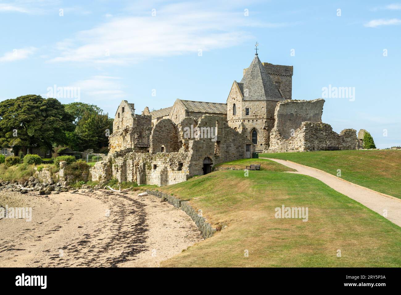Inchcolm Abbey, although ruined, is the best preserved monastic complex ...
