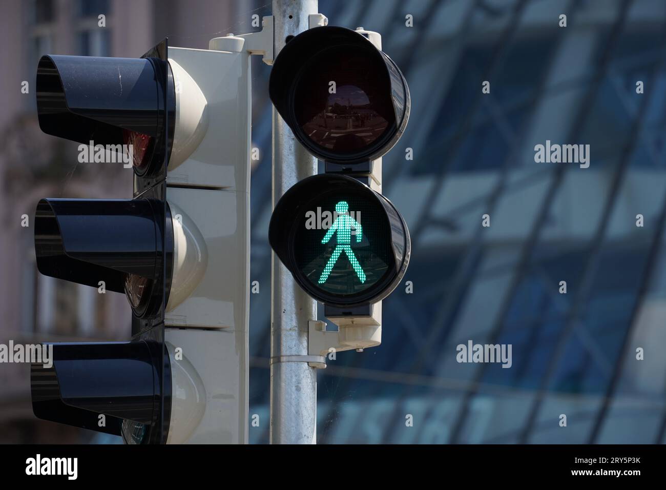 Green traffic light. Mandatory and Prohibitory signs. Road signs Stock ...