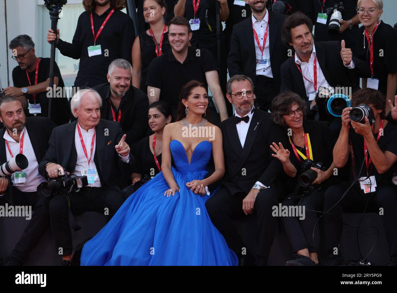 VENICE, ITALY - SEPTEMBER 09: Caterina Murino and Edouard Rigaud ...