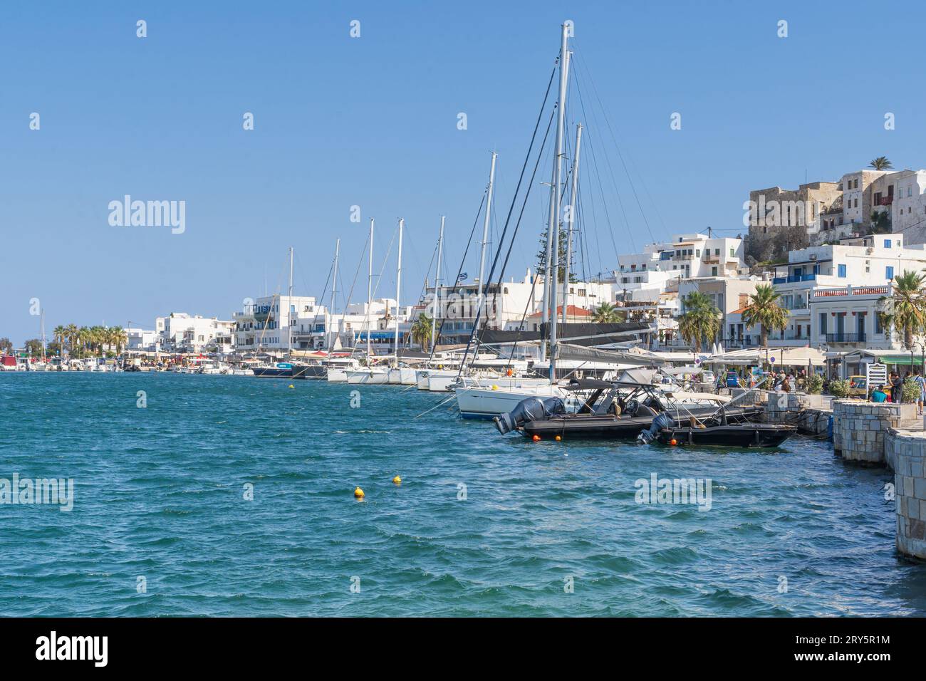 Naxos bay one of the Cyclades islands Greece Stock Photo - Alamy