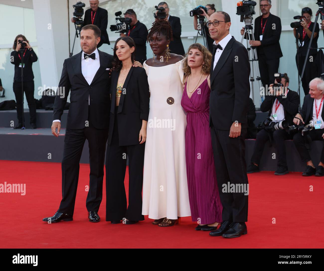 VENICE, ITALY - SEPTEMBER 09: Chloe Domont, Laura Citarella, Alice Diop ...